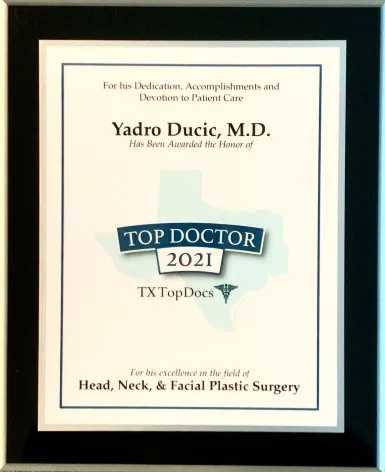 Facial Plastic Surgeon Honors & Awards Fort Worth TX | Yadro Ducic MD